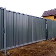 Профлист С8 толщина 0,4мм Графит 7024 Полиэстер на забор, фасад ...