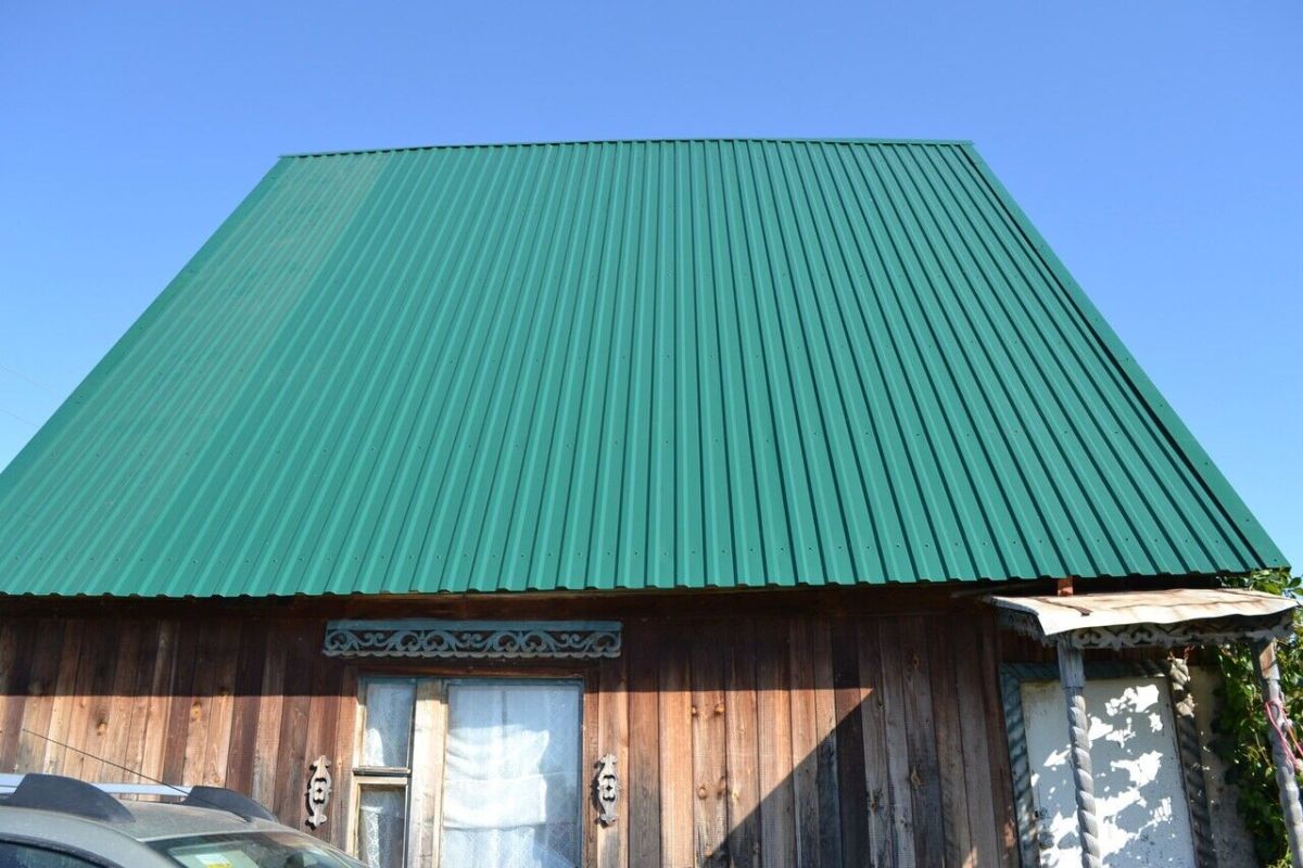 Профлист МП-20 металлический 0,35 мм зеленый мох 6005 — купить в городе ...